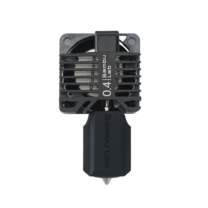 Bambu P1S Complete Hotend Assembly - Hardened Steel - .4mm | Dynamism