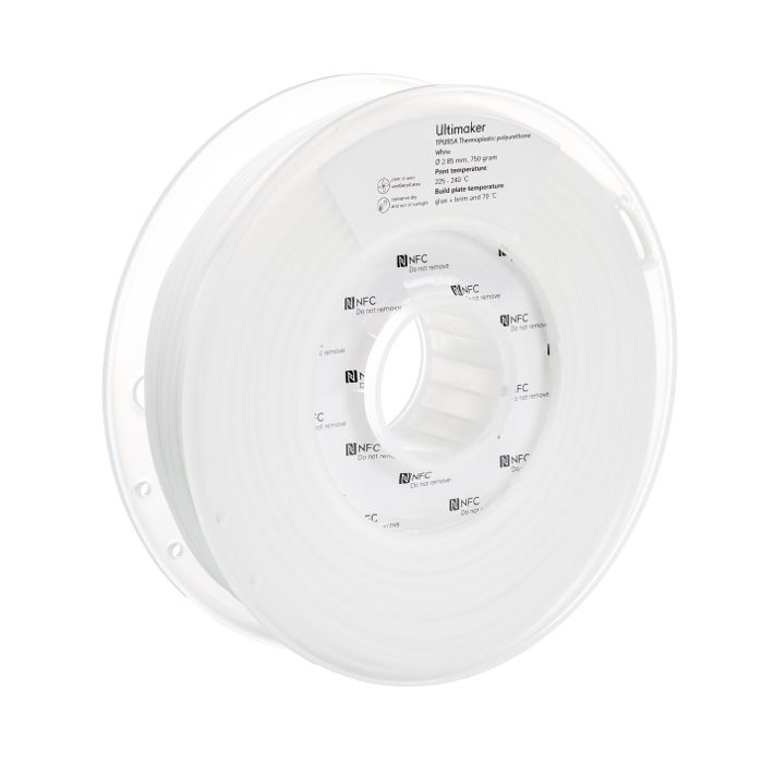 UltiMaker 2.85mm NFC TPU - White 750g | Dynamism