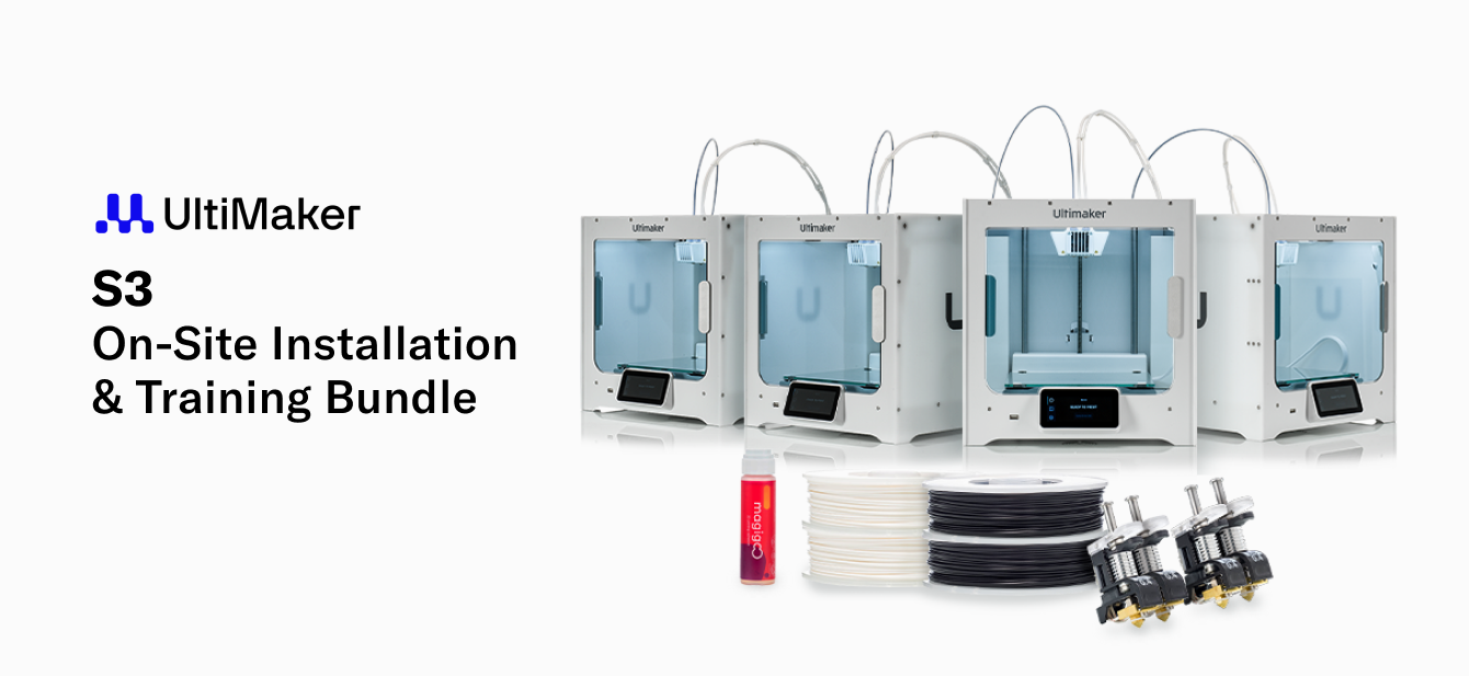 UltiMaker S3 On-Site Installation & Training Bundle | Dynamism