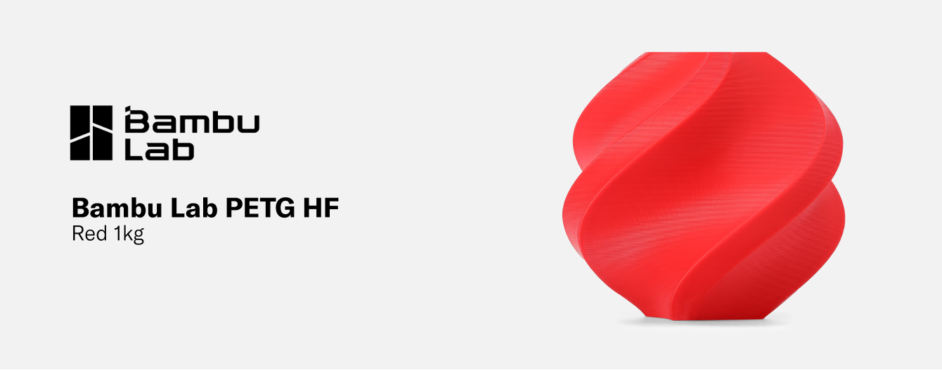 Bambu Lab PETG HF Red - 1kg | Dynamism